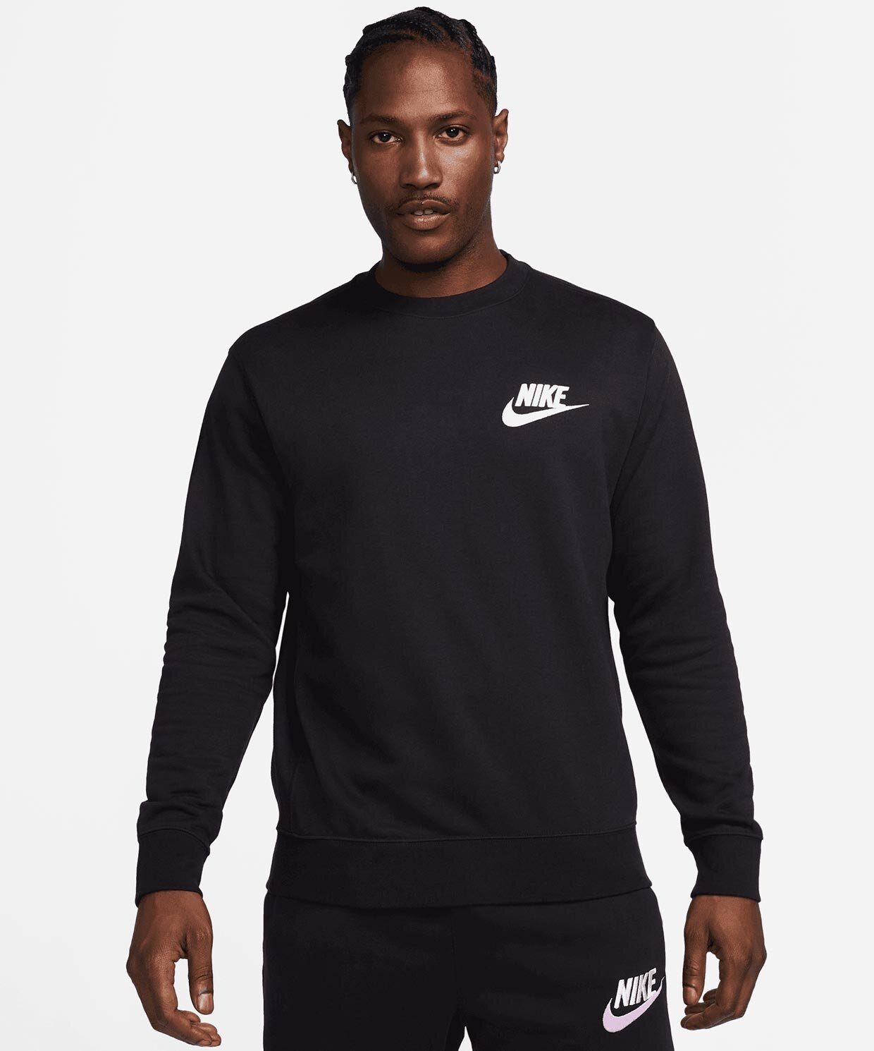 Nike M Nk Club Ft Crew Lbr | ERKEK | FB7684-010 | Sneaks Up