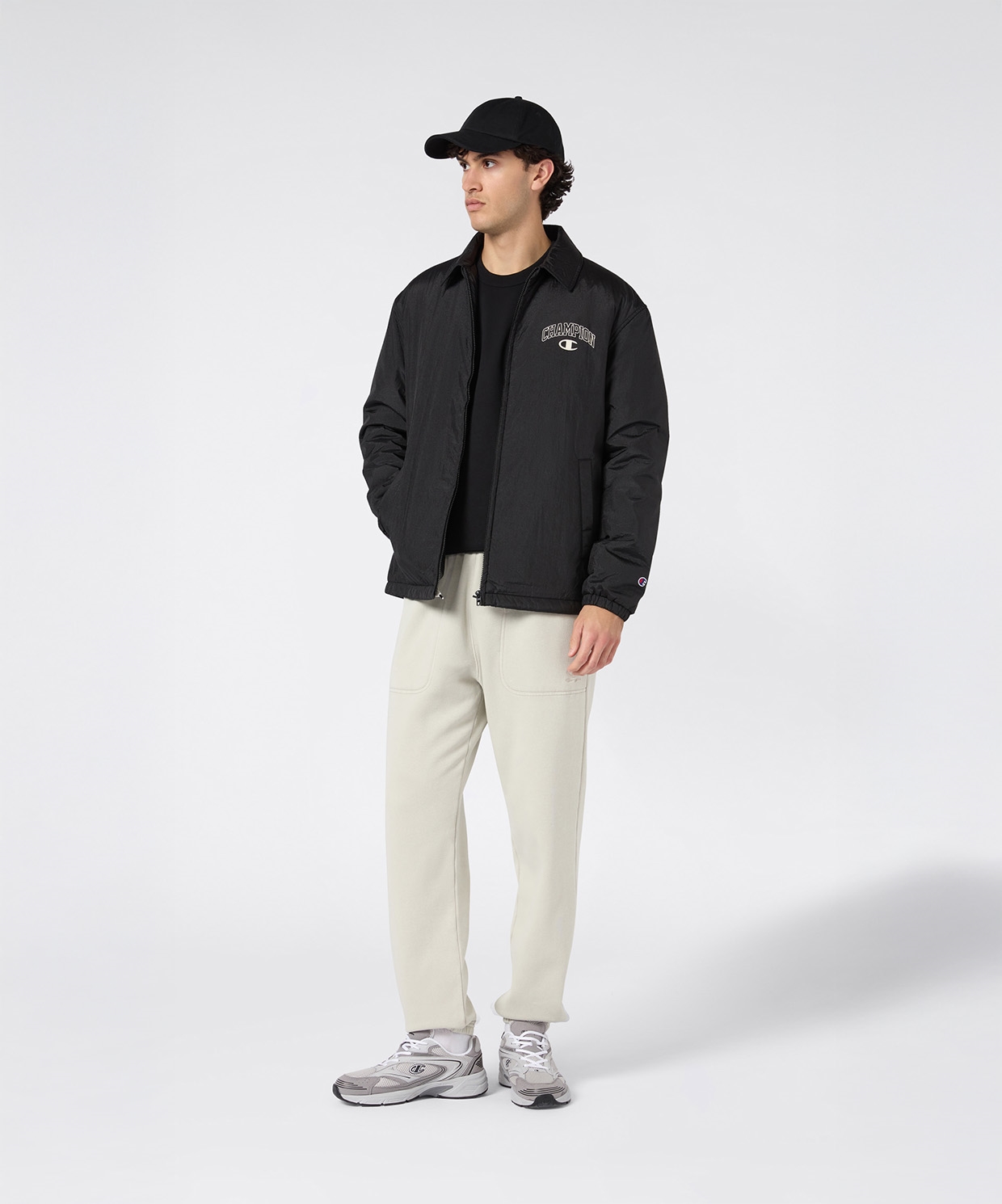 Champion Icons Wash Elastic Cuff Pants | Erkek | 221574-YS152 | Sneaks Up