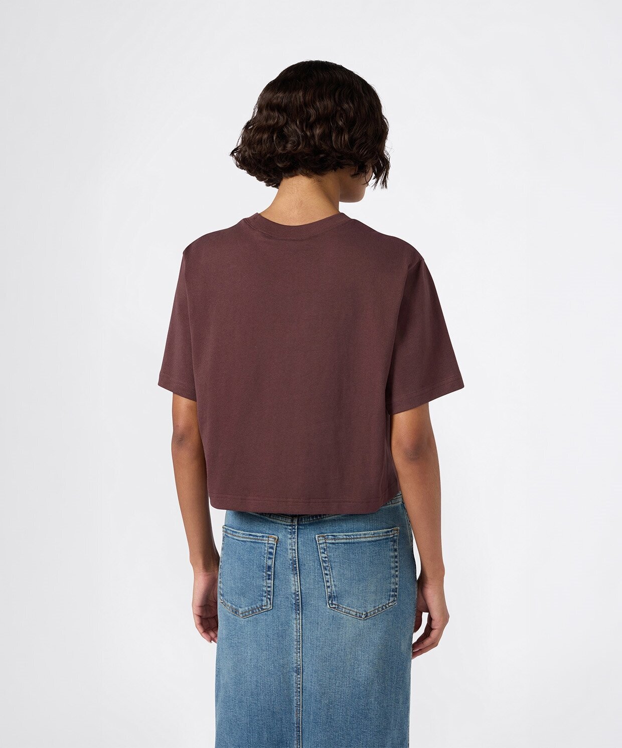 Champion Reverse Weave Core Crop SS Tee Kadın Tişört - Sneaks Up