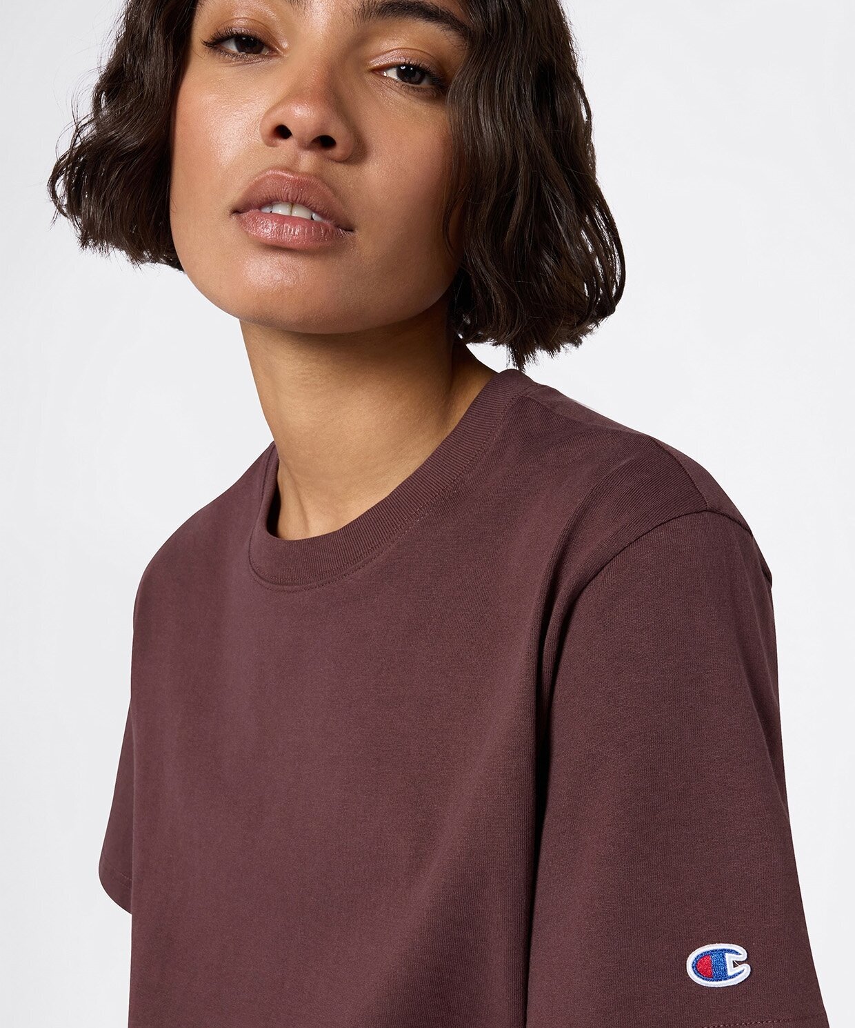 Champion Reverse Weave Core Crop SS Tee Kadın Tişört - Sneaks Up