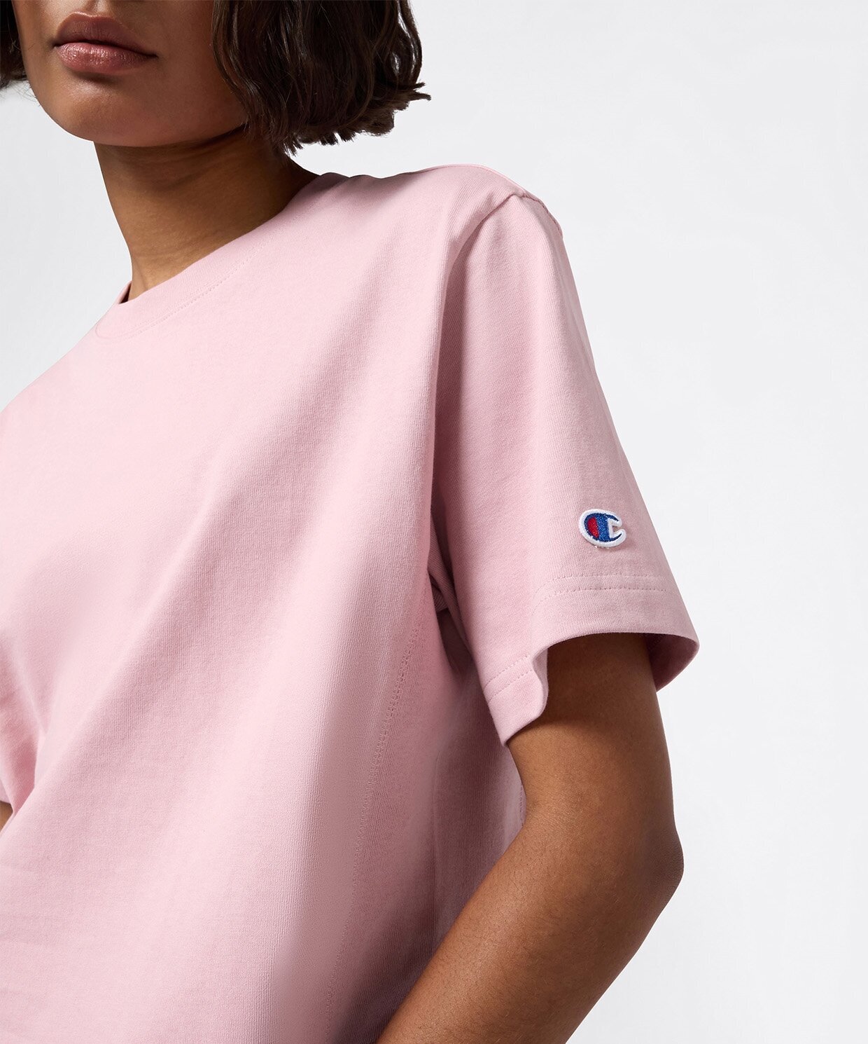 Champion Reverse Weave Core Crop SS Tee Kadın Tişört - Sneaks Up